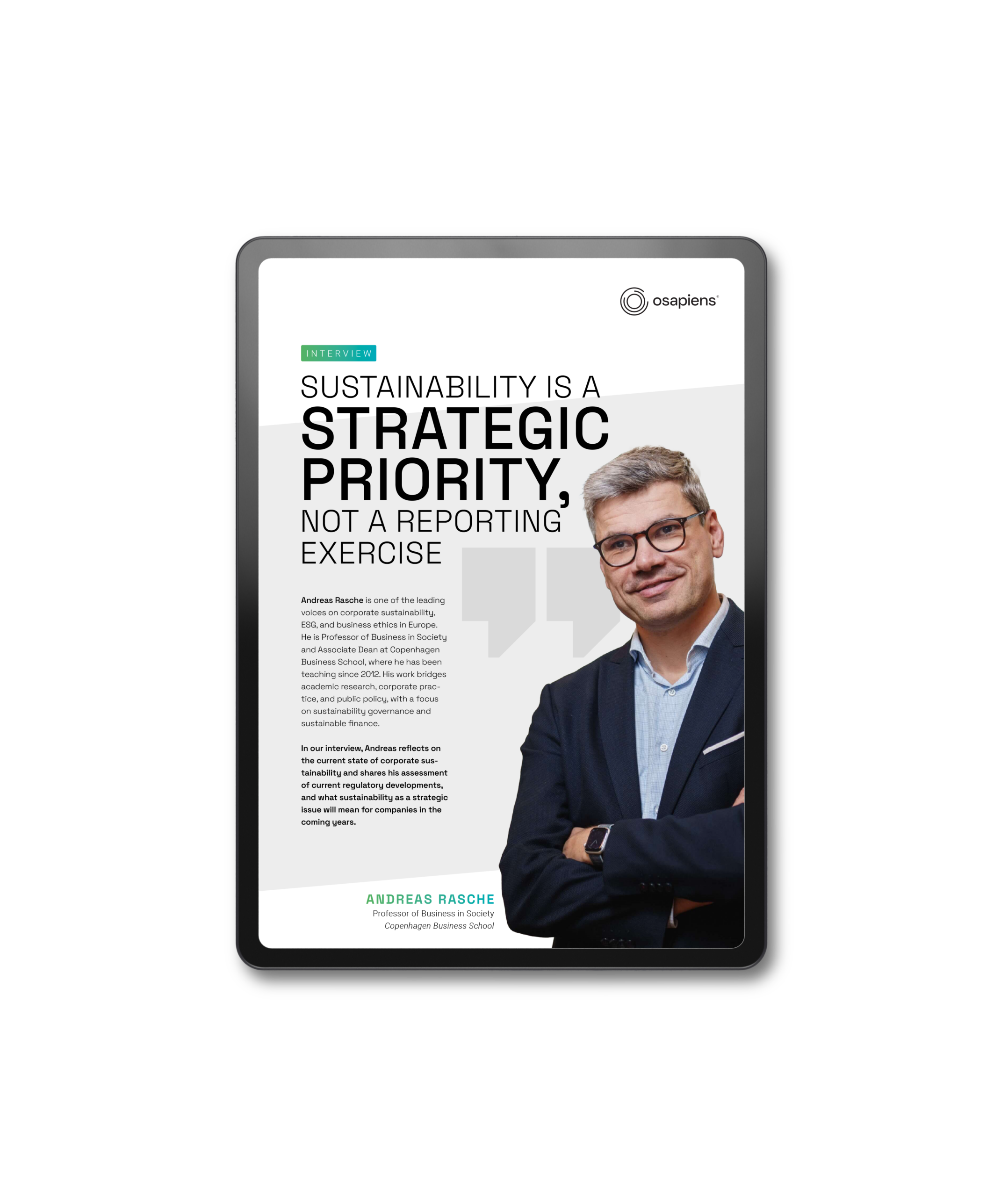 Sustainability Reporting After the EU Omnibus | Andreas Rasche